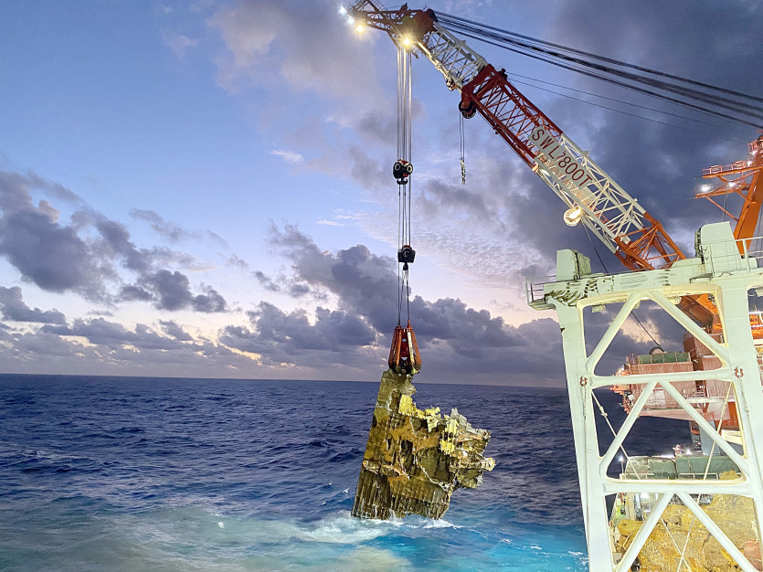 99,7 % des débris du Kea Trader ont été retirés de la mer | Les ...