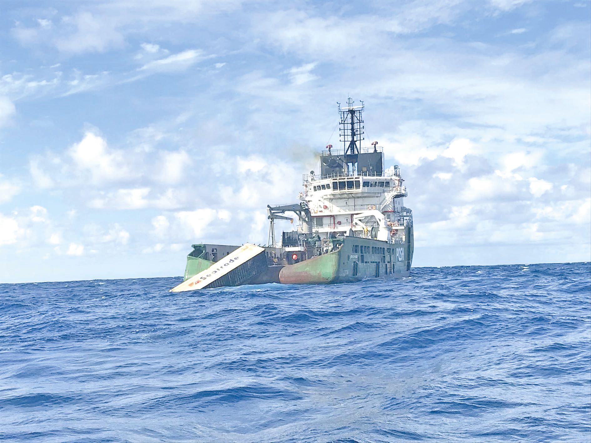 La récupération des débris du Kea Trader se poursuit | Les Nouvelles ...