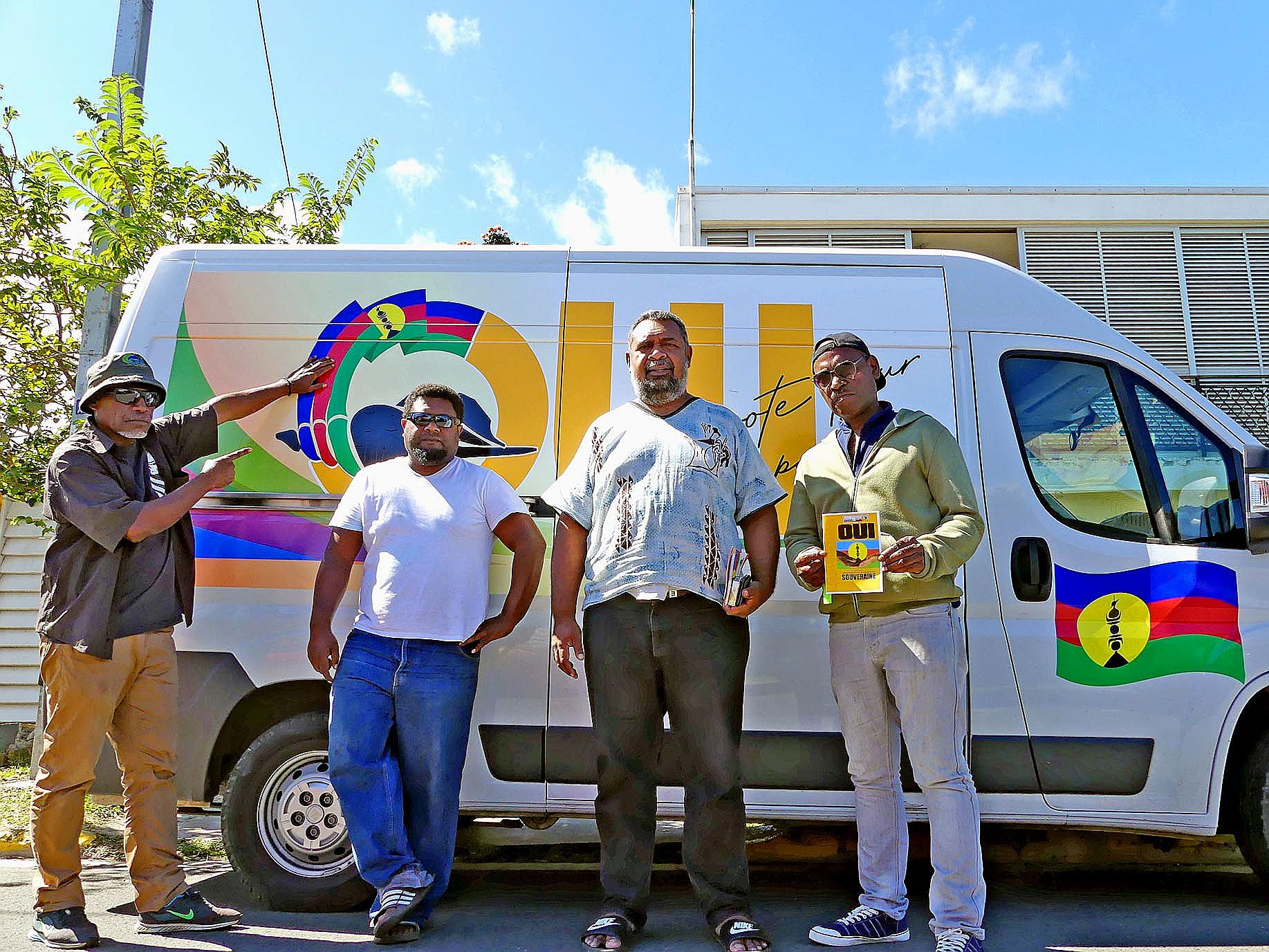 Le minibus du « oui » va sillonner le terrain | Les Nouvelles Calédoniennes