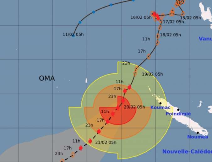 L'alerte cyclonique de niveau 2 levée, ce mercredi matin | LNC.nc | Les ...